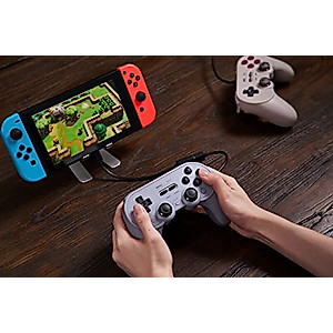 8BitDo Pro 2 Wired Controller for Switch, Windows, Steam Deck & Raspberry Pi (G Glassic Edition)