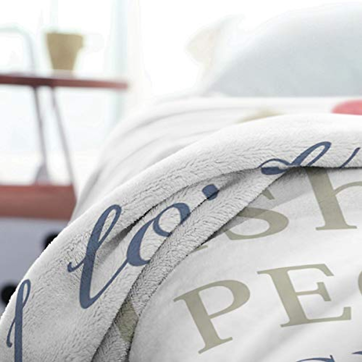 Bed Blanket 60 X 80 inch i Love You a Bushel and a peck and a Hug Around The Neck Air Conditioning Throw Blanket for Bedroom Living Rooms Sofa,Oversized Travel Throw Cover