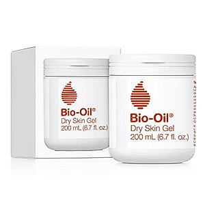 Bio-Oil Dry Skin Gel, Face and Body Moisturizer, Fast Absorbing Hydration, with Soothing Emollients and Vitamin B3, Non-Comedogenic, 6.7 Fl oz