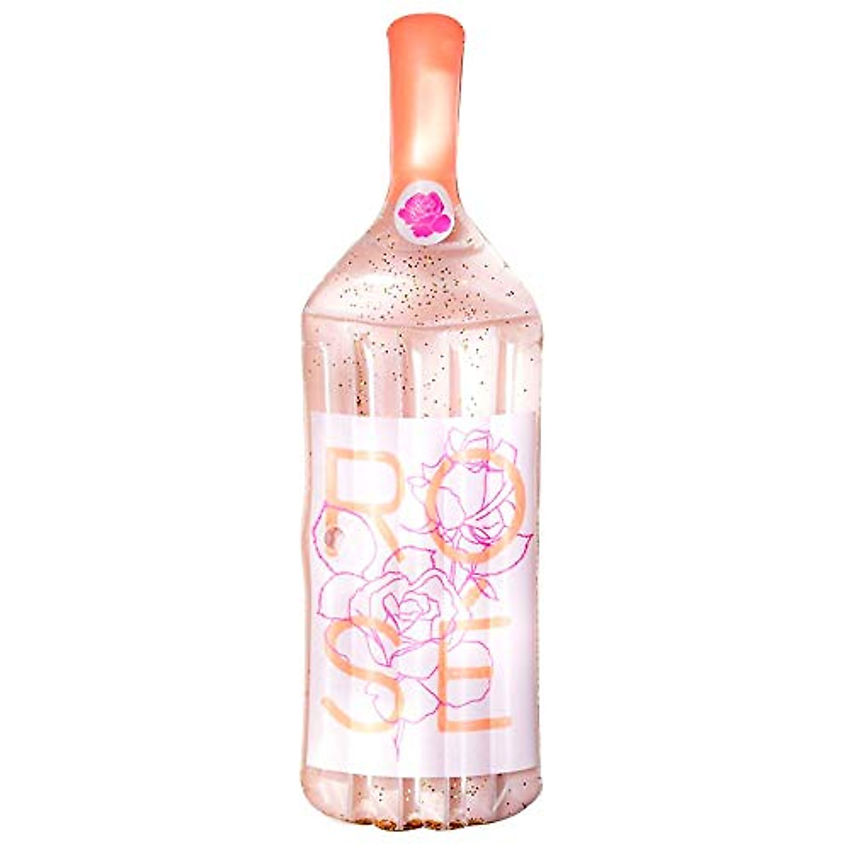 Swimline Glitter Rose Pool Lounger, Pink, 94 x 28 inches