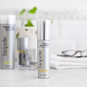 Biopelle Tensage Growth Factor Daily Facial Serum with SCA 15 Biorepair Index, 1 Oz