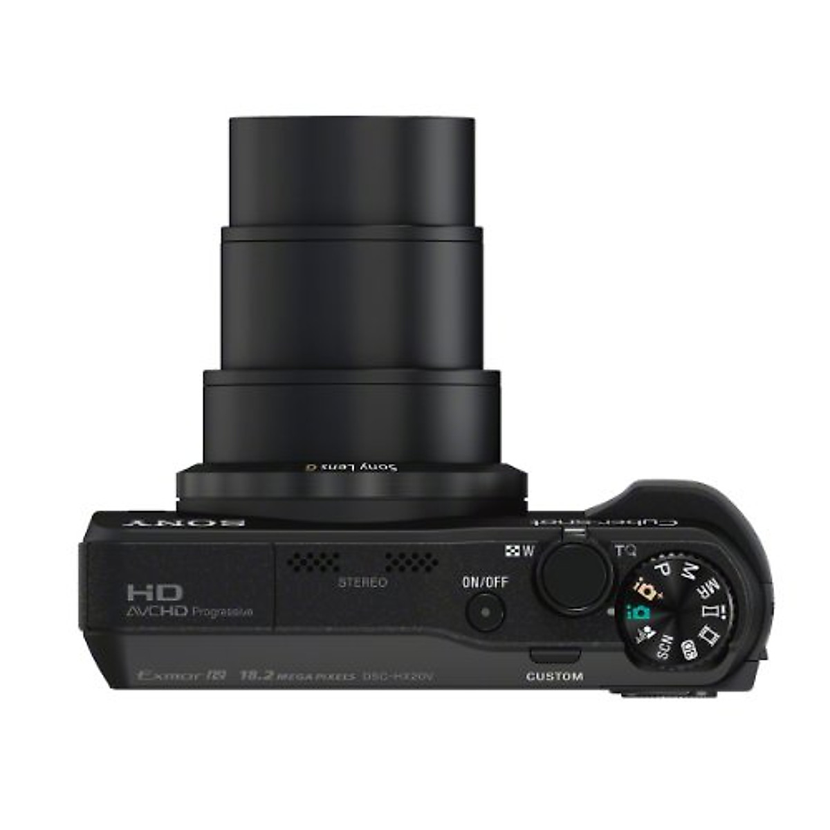 Sony Cyber-shot DSC-HX20V 18.2 MP Exmor R CMOS Digital Camera with 20x Optical Zoom and 3.0-inch LCD (Black) (2012 Model)