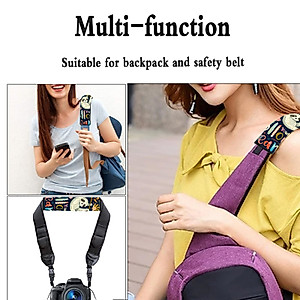 AFPANQZ 2pcs Funny Sloth Seat Belt Pads Covers Universal Fit for Truck Vans Sedans SUVs Safety Seatbelt Pad Cushion Comfortable Driving Car Seats Accessories Black One Pair