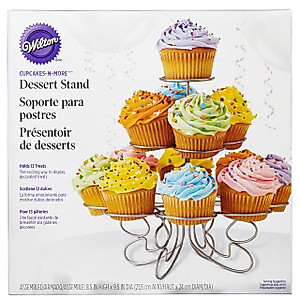 Wilton Cupcakes 'N More Small Cupcake Stand - Metal Dessert Stand