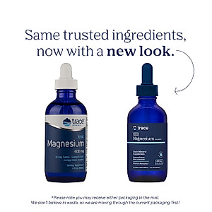Trace Minerals Ionic Magnesium - Liquid Ionic Magnesium to Support Immune, Brain & Heart Health - Supplement to Aid Energy & Vitality - Supplement with Magnesium & Sodium - 4 fl oz (30 Servings)