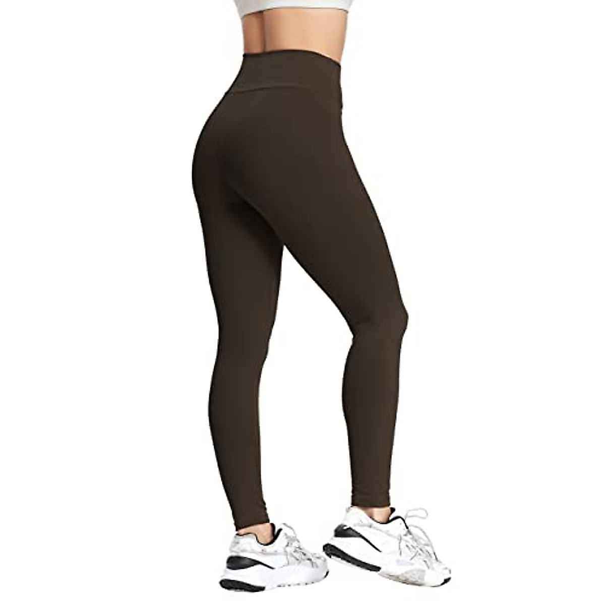 VALANDY Women's Leggings High Waisted Tummy Control Stretch Yoga Pants Workout Running Tights Leggings for Women Plus Size(7 Count)