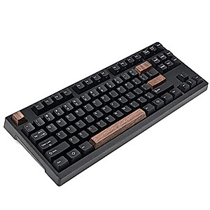 Durable Walnut Wooden Keycap Height Wood Keycap Suit Wooden Keycaps Personality forMX Switch Mechanical Gaming Keyboard Beautiful