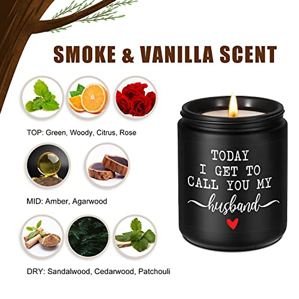 Fairy's Gift Wedding Day Candle - to My Husband on Our Wedding Day, Fiance Gifts for Him - Future Husband Gifts, Funny Groom Gifts - Groom Gifts from Bride on Wedding Day, Gifts for Hubby Husband