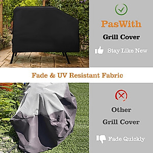 PasWith Griddle Cover for Blackstone 22 inch 17 inch Griddle with Hood and Stand,600D Strong Tear Resistant Griddle Cover,Waterproof UV & Fade Resistant Grill Cover with Strap and Air Vent