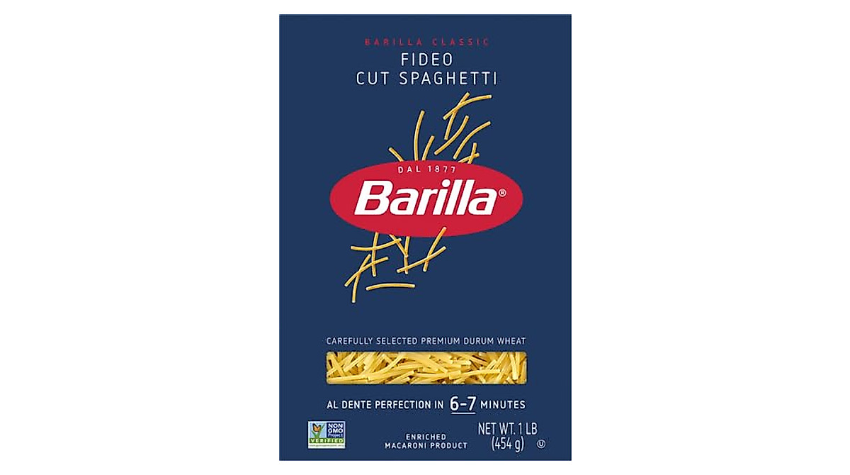 Barilla Fideo Cut Spaghetti Pasta - Non-GMO & Kosher