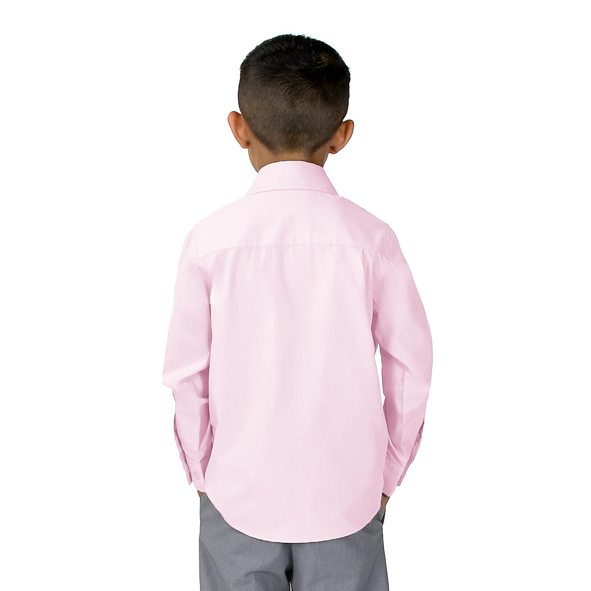 Spring Notion Baby Boys' Long Sleeve Dress Shirt 18M Marshmallow Pink