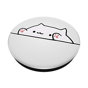 Bongo Cat Doing Nothing Funny Meme PopSockets PopGrip: Swappable Grip for Phones & Tablets