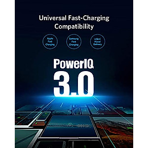 Anker 60W PIQ 3.0 & GaN Tech Dual Port Charger, PowerPort Atom III (2 Ports) Charger with a 45W USB C Port, for USB-C Laptops, MacBook, iPad Pro, iPhone, Galaxy, Pixel and More