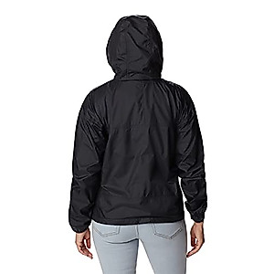 Columbia Women's Flash Challenger Lined Windbreaker, Black, Small