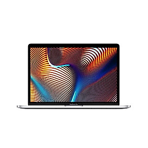 Mid 2019 Apple MacBook Pro Touch Bar with 2.8GHz Intel Core i7 (13 inch, 16GB RAM, 256GB SSD) Silver (Renewed)