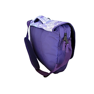 High Sierra Tank Messenger Bag, Snake Dye/Deep Purple