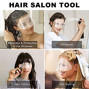 30 PCS Shower Face Eye Shields，Clear Visors Eye Protector Makeup Protective Eyebrow Shower Visor for Eyelash Extensions Eye Surgery Eyelid Surgery Lash Aftercare for Salon Supplies Eyelash Extensions