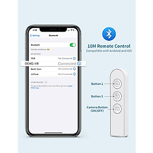 Viozon Extendable Selfie Stand,Height&Angle Adjustable,Overhead 360° Rotate,2 Phone Holders,Rechargeable Wireless Foldable 15 Brightness LED Light for Live Streaming/YouTube/Tiktok/Video/Makeup