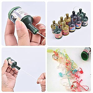 30Pcs Kids Mini Party Confetti Poppers Streamers Party Poppers for Wedding, Birthday, Graduation, Baby Shower kids toy Halloween Confetti Poppers for Party Supplies, Christmas New Year Decorations