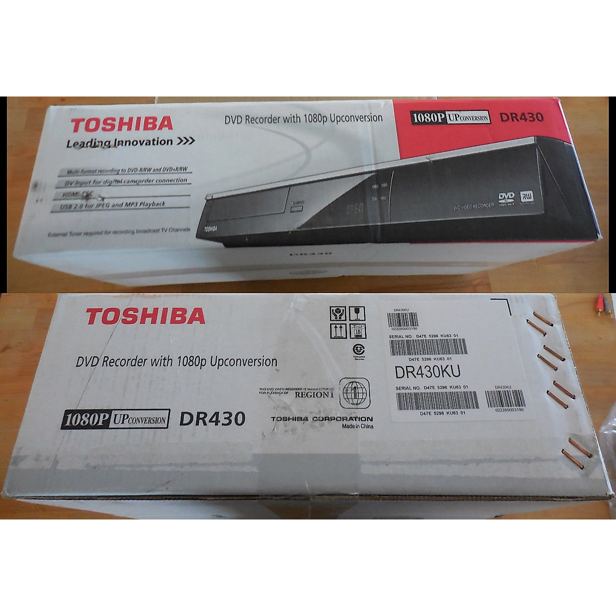Toshiba DR430 DVD Recorder