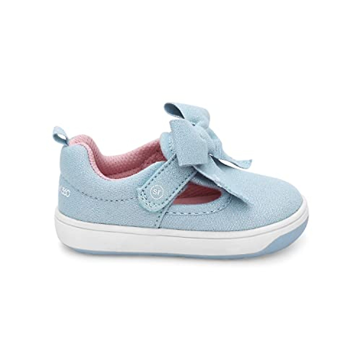 Stride Rite 360 Girls Kamila Mary Jane Flat, Blue, 5 Toddler US