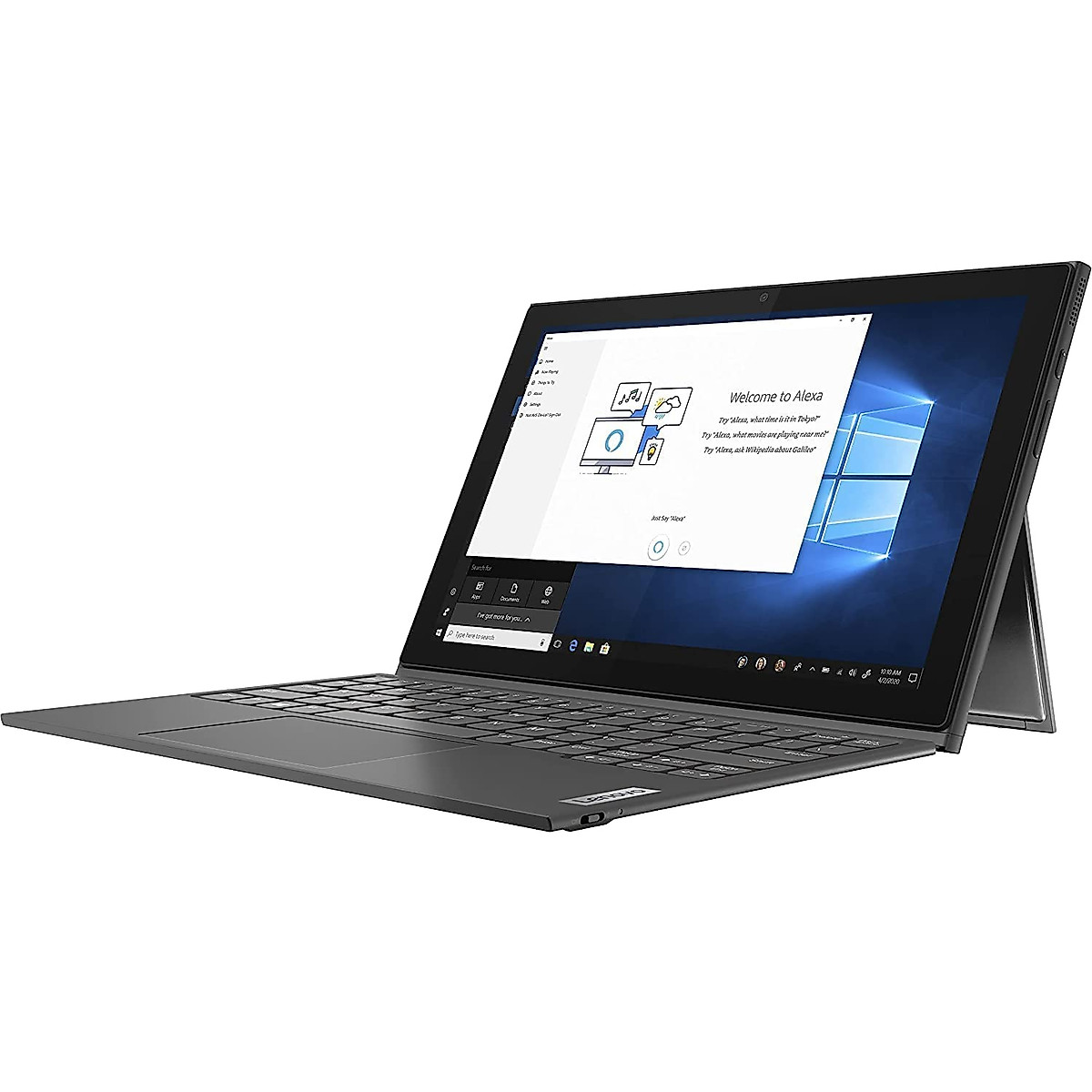 2022 Newest Lenovo Tablet Duet 3i | 10.3 inch FHD Touchscreen | Intel Celeron N4020 | 4G Memory | 64GB eMMC | Windows 11 S | Keyboard Included (Renewed)