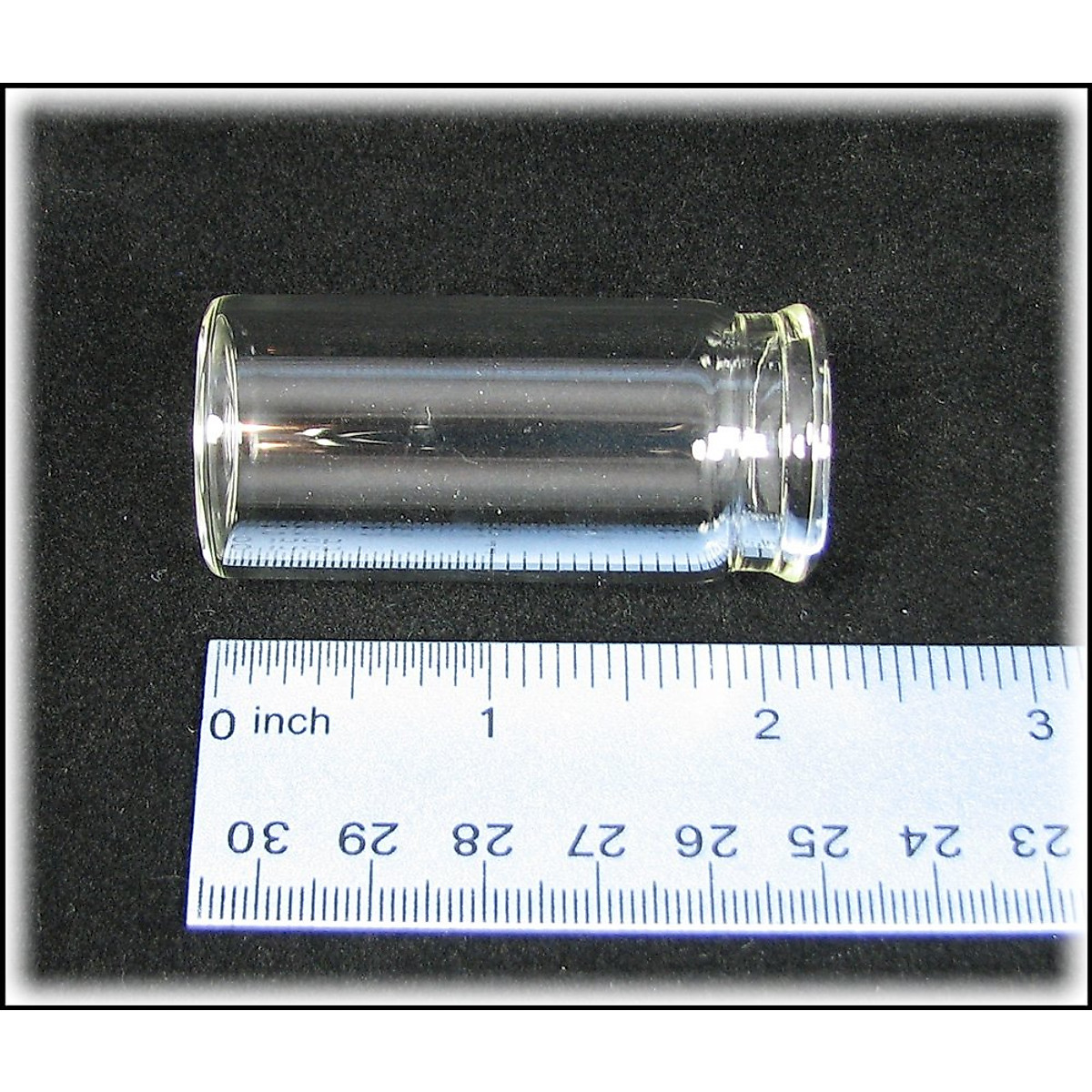 "Medicine Vial" 2 1/4-inch Glass Guitar Slide - a classic slide style for playing the blues