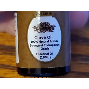 Clove Essential Oil | 10ml | Use with Diffuser | Aromatherapy | 100% Pure, Natural, Premium Grade | Massage | Relaxation |