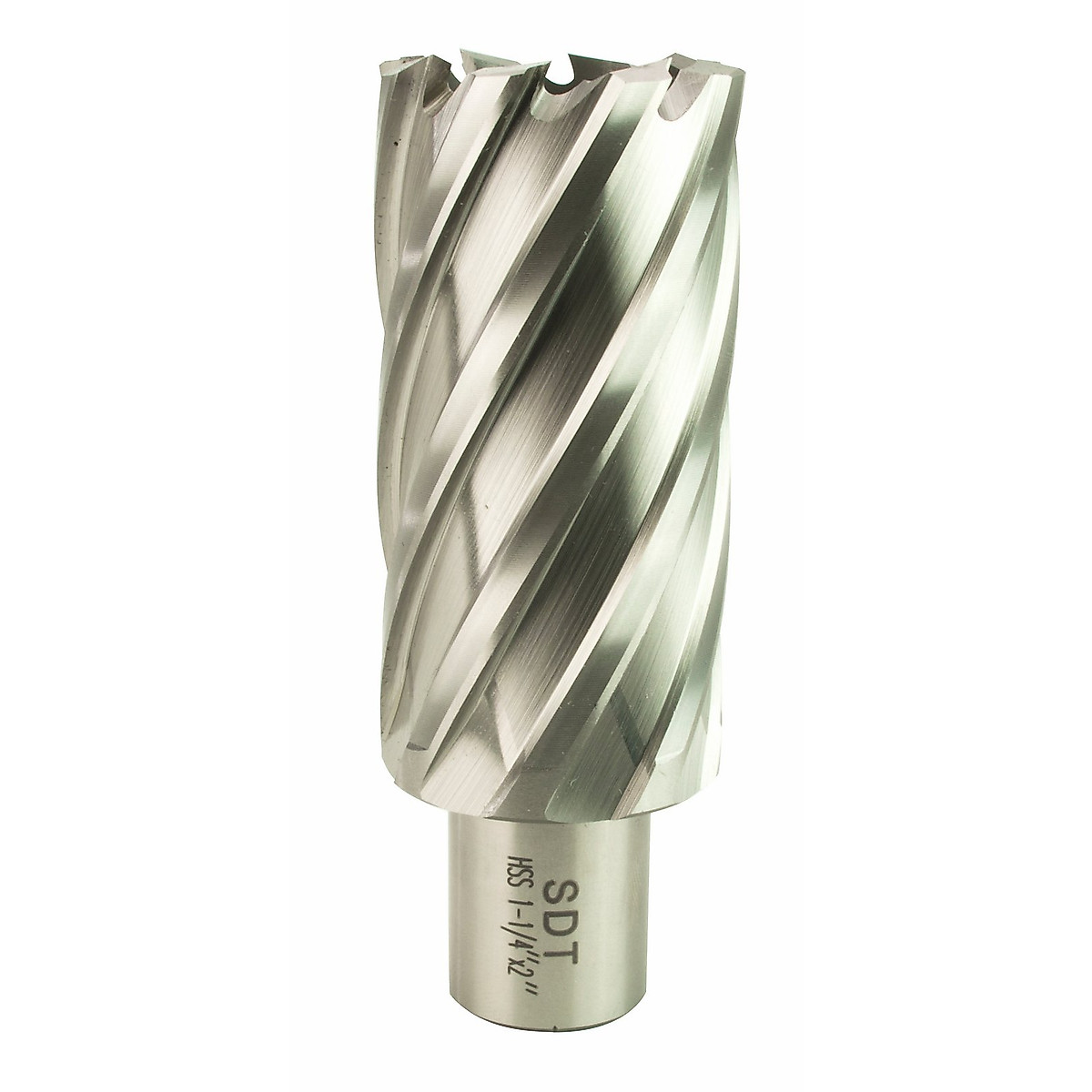 Steel Dragon Tools 1-1/4" x 2" High Speed Steel Annular Cutter with 3/4" Weldon Shank