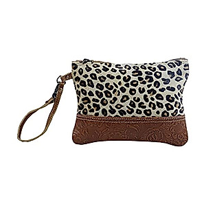 Myra Bag Wow Factor Pouch Upcycled Cowhide & Leather S-2917