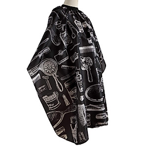 Hedume 6 Pack Waterproof Salon Cape, Professional Hair Salon Cutting Cape, Hairdressing Cape for Hair Cutting, Dyeing, Perming, Hair Mask, Hair Care