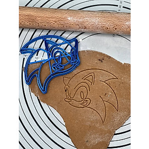 Sonic Head Cookie Cutter & Mold 4.75” inches Produced by 3D Kitchen Art