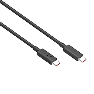 Motorola Essentials 6.5A E-Marked 3.3ft USB-C to USB-C Cable for High Current Charging, Companion Cable to TurboPower 68W Charger, USB2.0 Data Transfer