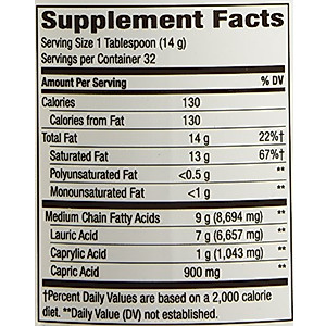 Natures Way Coconut Oil, Extra Virgin, Organic, 16 Ounces Each (Pack of 2)