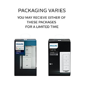 Philips Hue Smart Dimmer Switch with Remote (Installation-Free Exclusive for Philips Hue Lights) (Old Version)