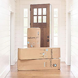 Naturepedic Chorus Organic Mattress - Medium Firm Mattress with Encased Coil Layers for Universal Comfort and Pressure Relieving - Bed-in-a-Box Latex Mattress - King