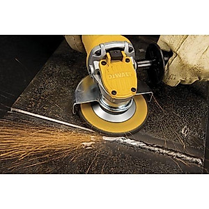 DEWALT Angle Grinder Tool, 4-1/2-Inch, Paddle Switch (DWE4120), Yellow, Small