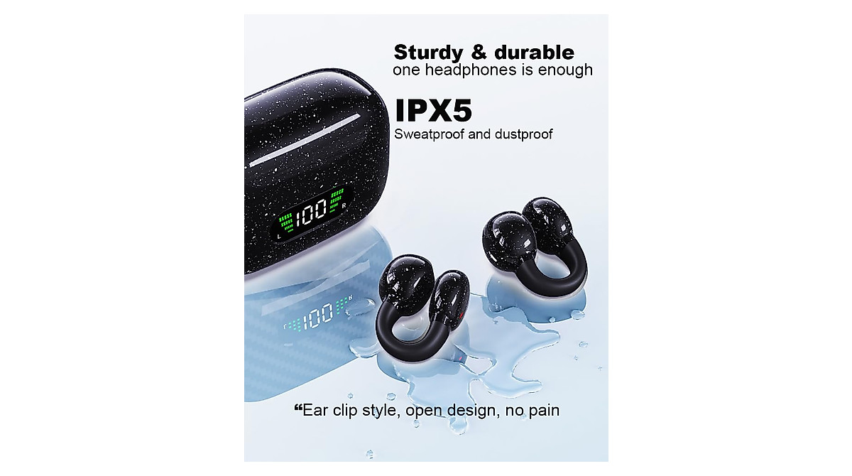 Open Ear Bluetooth Earbuds: Wireless Comfort & Style