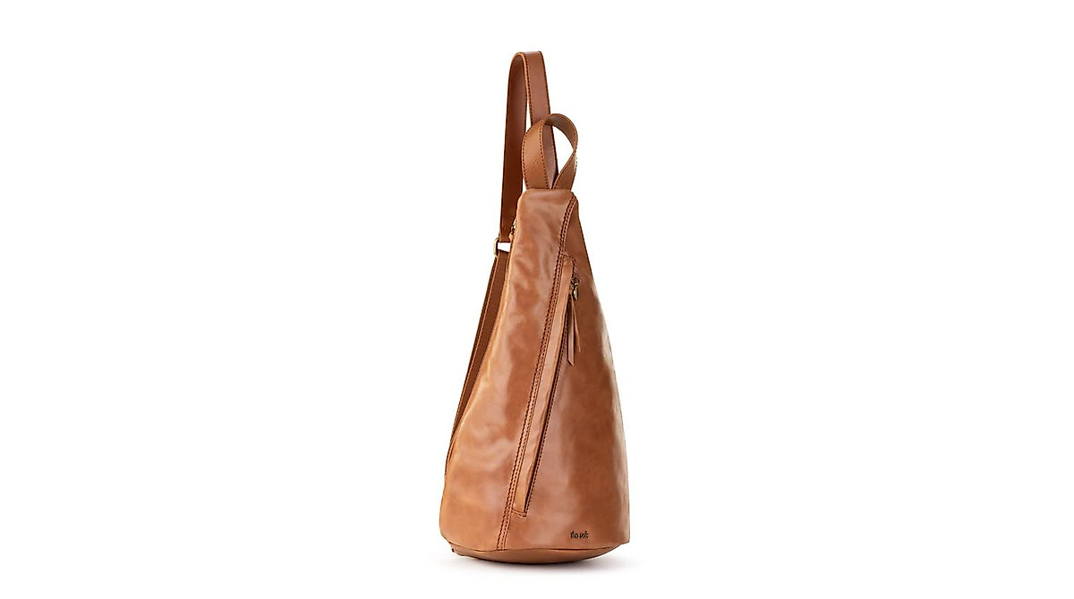 The Sak Geo Leather Sling Backpack - Convertible Design