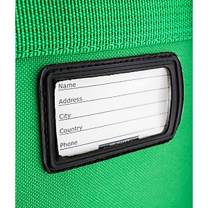 BRUBAKER Champion Combo - Limited Edition - Ski Boot Bag and Ski Bag for 1 Pair of Ski up to 190 cm, Poles, Boots and Helmet - Green Blue