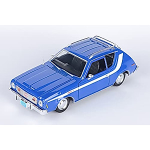 Motormax 1974 AMC Gremlin X 1:24 Scale Diecast Model Forgotten Classics Series 79045 Blue