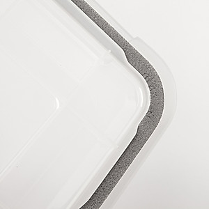 IRIS Weathertight Buckle-Up Storage Box, 62.8 QT, 4 Pack