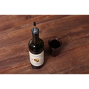 LEGERM 100 Pcs Pourers Dust Covers Olive Oil Liquor Bottle Pour Spout Cover Rubber Caps (Not Include the Spout)