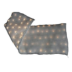 Home Depot Christmas Village Tabletop Lighted Snow Blanket 80 Warm White Led Lights 9 Function Lights 5 Feet Long