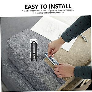 SEWOART 1pc Sofa Connector Furniture Snap Metal s Hooks Couch Connectors Snap for Sofa Couch Sectional Sofa for Sectional Metal Snap Buttons Couch Joint Snap Corner Holder Plastic