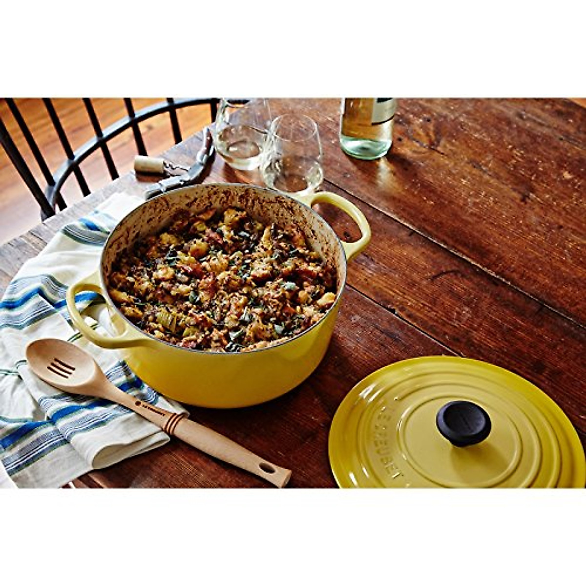 Le Creuset Enameled Cast Iron Signature Round Dutch Oven, 9 qt., Flame