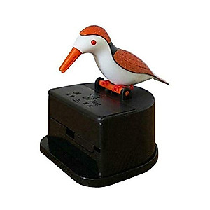 Hinder Toothpick Dispenser,Automatic Bird Toothpick Box Bird Woodpecker Toothpick Dispenser Table Toothpick Box Case Storage