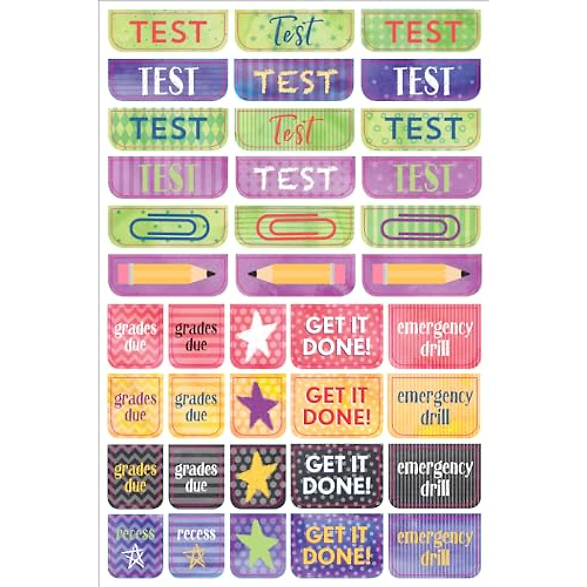 Essentials Teacher Planner Stickers (Set of 400 Stickers)