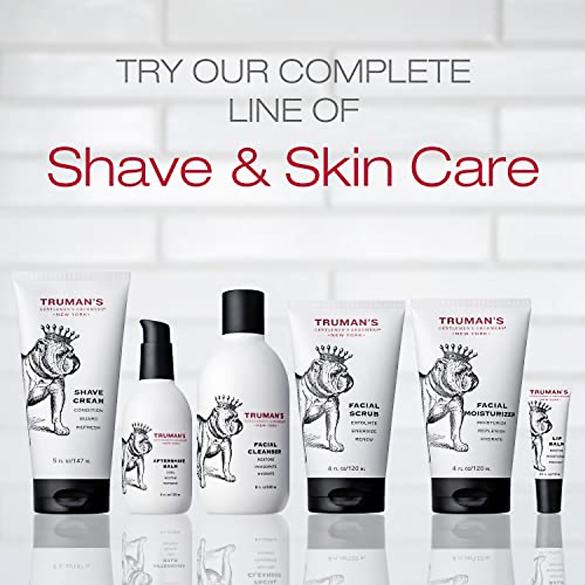 Truman's Gentlemen's Groomers Men's Moisturizing Lip Balm for Dry, Chapped Lips, (Pack of 12)