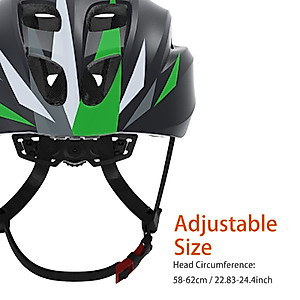 Smart4u SH20 Bluetooth Mountain Bike Helmet with Speakers & Built-in Microphone, CE CPSC Certified, Ultralight & Ventilated, MTB&Road Bike Helmet for Adults Men Women